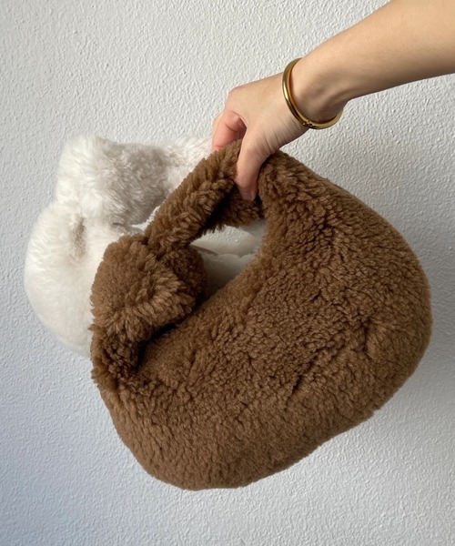 wee9s（ウィークス）の「poodle boa bag / プードルミニボアバッグ（ハンドバッグ）」 - WEAR