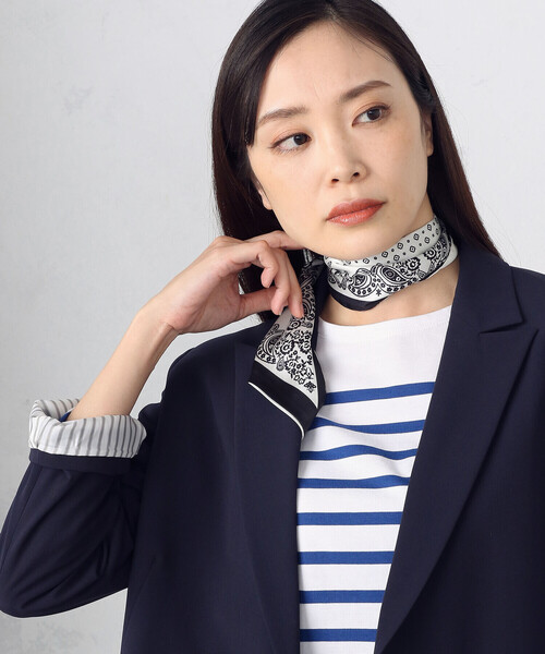 COMME CA ISM（コムサイズム）の「ペイズリー ロングスカーフ（バンダナ/スカーフ）」 - WEAR