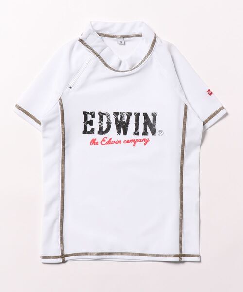 EDWIN（エドウィン）の「【EDWIN/エドウィン】EW半袖ラッシュ キッズラッシュガード（ラッシュガード）」 - WEAR