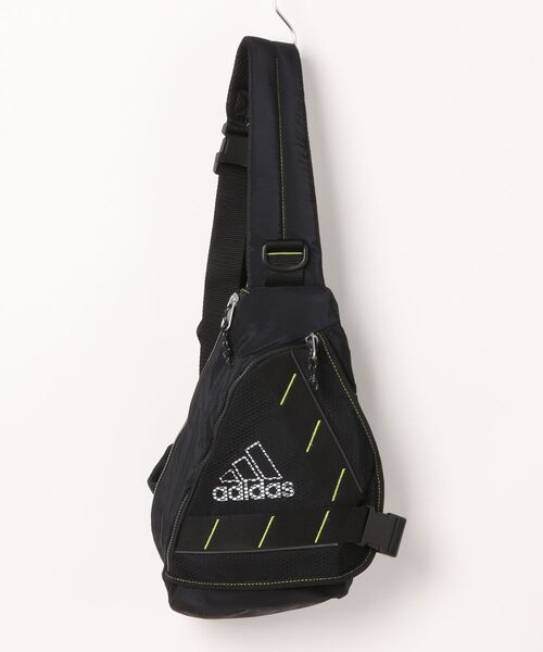 adidas アディダス U BACKPACK(BOS) バッグ JD5601 BLACK/SOLIVE（ボディバッグ/ウエストポーチ ...