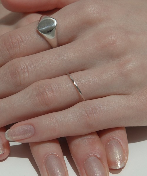 novice（ノーヴィス）の「【novice】Thin Multi Sided Ring[Silver925]（リング）」 - WEAR