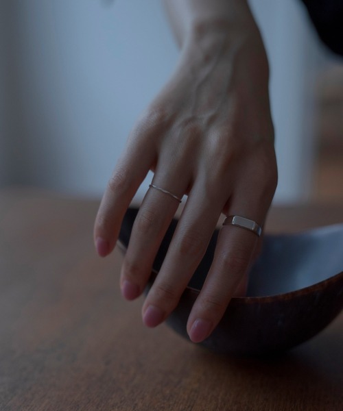 novice（ノーヴィス）の「【novice】Thin Multi Sided Ring[Silver925]（リング）」 - WEAR