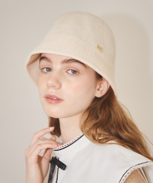 MIRO AMURETTE（ミロアミュレット）の「ME crochet bucket hat/MEチャーム付きバケットハット（ハット）」 - WEAR