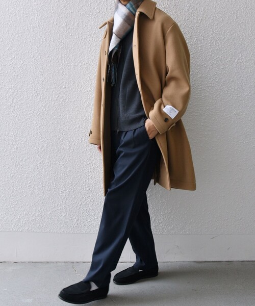 SHIPS any（シップス エニィ）の「SHIPS any: PURE WOOL MELTON ステンカラー コート （ステンカラーコート ...