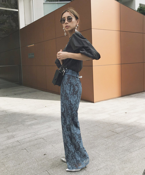 AMERI（アメリ）の「LAYLA LACE PANTS（その他パンツ）」 - WEAR