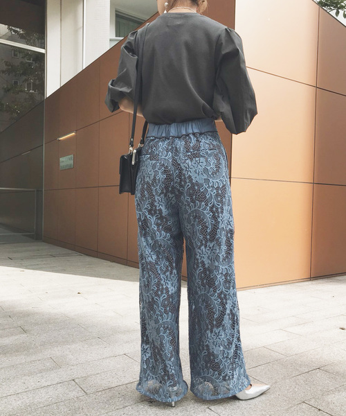 AMERI（アメリ）の「LAYLA LACE PANTS（その他パンツ）」 - WEAR