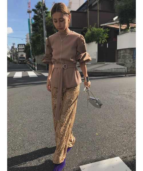 AMERI（アメリ）の「LAYLA LACE PANTS（その他パンツ）」 - WEAR