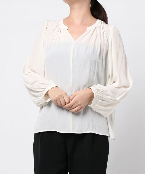 LUCA/LADY LUCK LUCA（ルカ/レディラックルカ）の「SEADRAKE シードレイク 2way割繊キャザーブラウス（シャツ/ブラウス）」 - WEAR