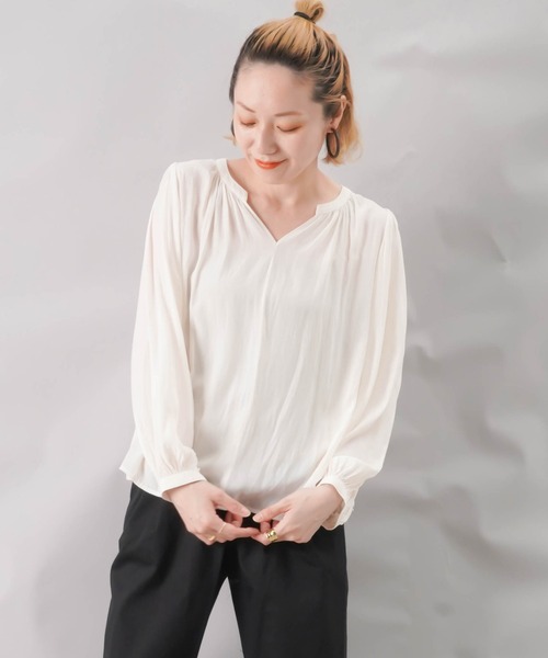 LUCA/LADY LUCK LUCA（ルカ/レディラックルカ）の「SEADRAKE シードレイク 2way割繊キャザーブラウス（シャツ/ブラウス）」 - WEAR