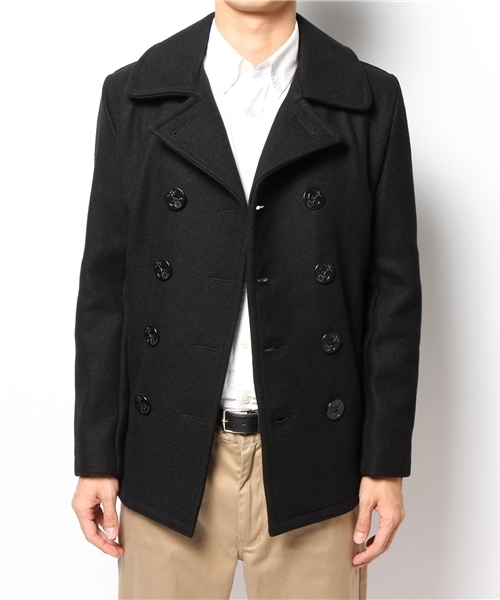 BEAMS（ビームス）の「SCHOTT / WOOL P-COAT（ピーコート）」 - WEAR