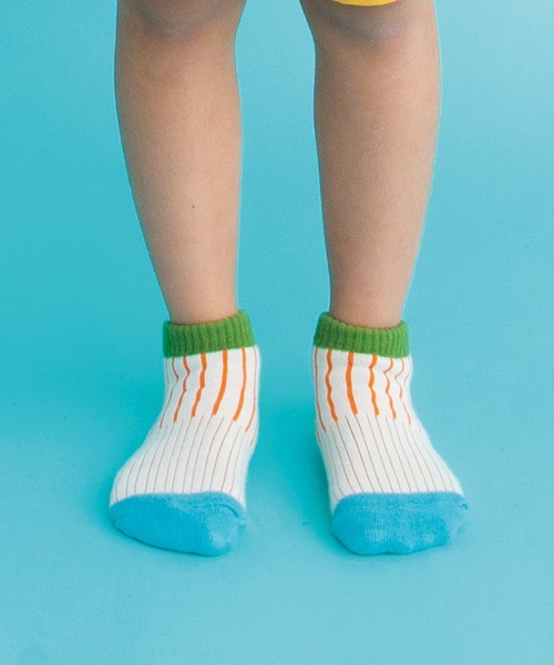 stample（スタンプル）の「マルチパターン アンクルソックス 3P（ソックス/靴下）」 - WEAR