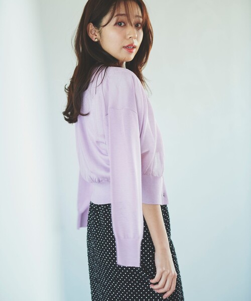 Feroux（フェルゥ）の「【洗える】Vネックシアー カーデ（カーディガン/ボレロ）」 - WEAR