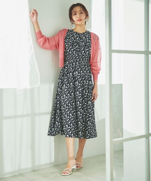 Feroux（フェルゥ）の「【洗える】Vネックシアー カーデ（カーディガン/ボレロ）」 - WEAR