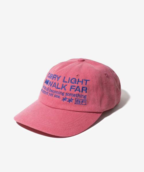 Carry Light Walk Far Pigment Ball Cap Red（キャップ）｜BALLOON FRIENDS（バルーン ...