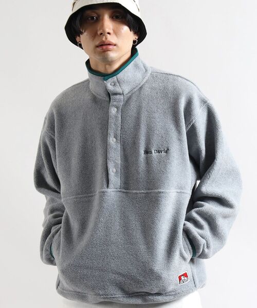 BEN DAVIS（ベンデイビス）の「【BEN DAVIS(ベンデイビス)】HEAVY FLEECE PULL ON / フリース スナップ ...