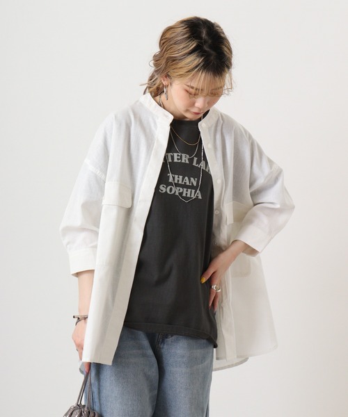 Quelle Chance（ケルシャンス）の「Quelle chance シャンブレービッグポケットシャツ（シャツ/ブラウス）」 - WEAR