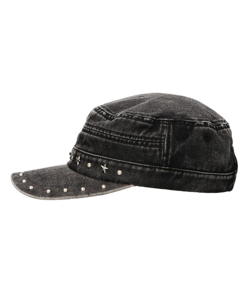 X-girl（エックスガール）の「STUDDED WORK CAP（キャップ）」 - WEAR