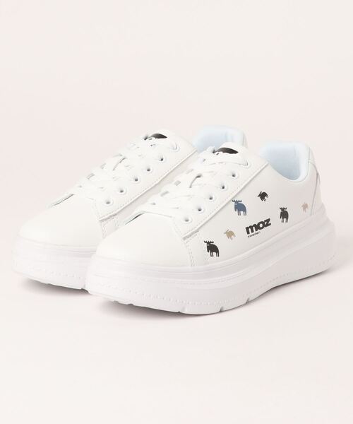 moz（モズ）の「moz(モズ)厚底ビックロゴスニーカー（スニーカー）」 - WEAR