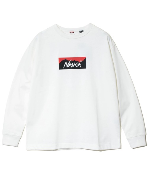 NANGA（ナンガ）の「NANGA/ナンガ ECO HYBRID BOX LOGO L/S TEE（Tシャツ/カットソー）」 - WEAR