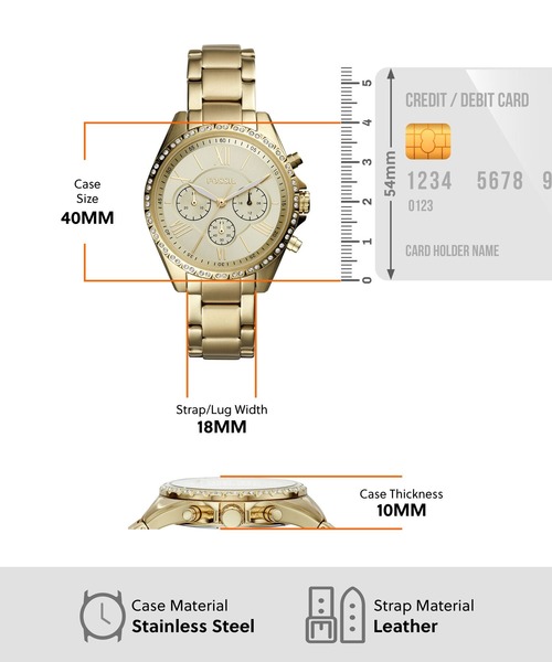 FOSSIL（フォッシル）の「Modern Courier BQ3378（アナログ腕時計）」 - WEAR