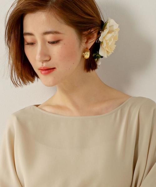 UNITED ARROWS（ユナイテッドアローズ）の「WEB限定＜TNC（ティンク）＞コサージュ WHITE †（ブローチ/コサージュ）」 - WEAR