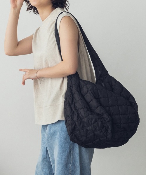 hunch（ハンチ）の「2WAY キルティングビックショルダーバッグ【hunch select】（ショルダーバッグ）」 - WEAR