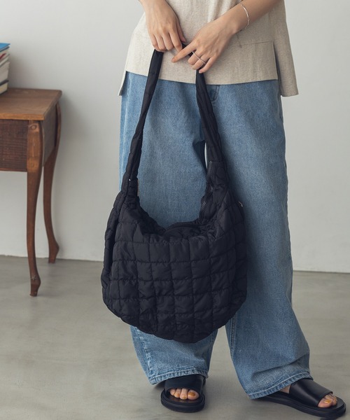 hunch（ハンチ）の「2WAY キルティングビックショルダーバッグ【hunch select】（ショルダーバッグ）」 - WEAR