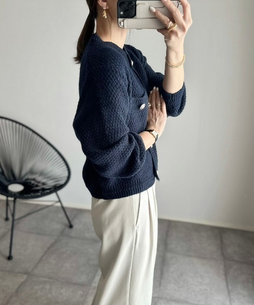 Ada.（エイダ）の「金ボタン ニット カーディガン（カーディガン/ボレロ）」 - WEAR