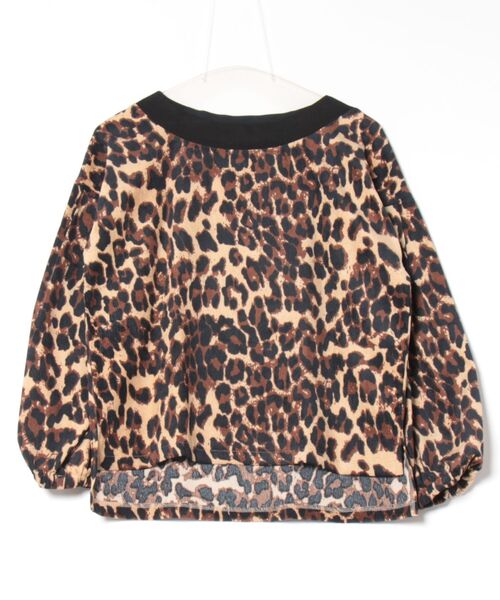 REAL CUBE（リアルキューブ）の「レオパード柄プルオーバー（Tシャツ/カットソー）」 - WEAR