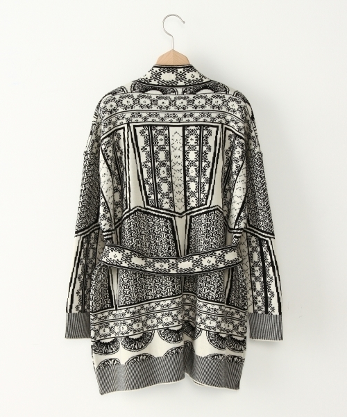 BEAUTY&YOUTH UNITED ARROWS（ビューティーアンドユースユナイテッドアローズ）の「＜IKIJI ＞ JACQUARD GOWN/ｶﾞｳﾝ（カーディガン/ボレロ）」 - WEAR