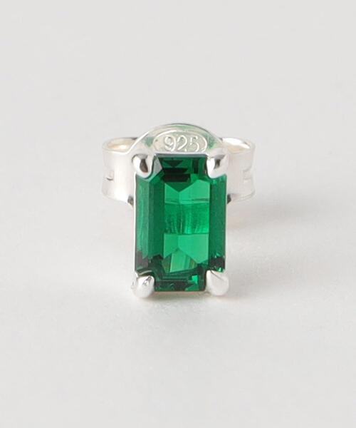 Hatton Labs（ハットンラブス）の「＜HATTON LABS＞ EMRLD CUT STUD PIERCE/ピアス（ピアス（両耳用 ...