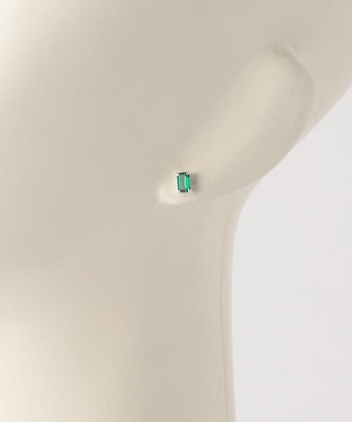Hatton Labs（ハットンラブス）の「＜HATTON LABS＞ EMRLD CUT STUD PIERCE/ピアス（ピアス（両耳用 ...