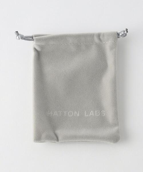 Hatton Labs（ハットンラブス）の「＜HATTON LABS＞ EMRLD CUT STUD PIERCE/ピアス（ピアス（両耳用 ...