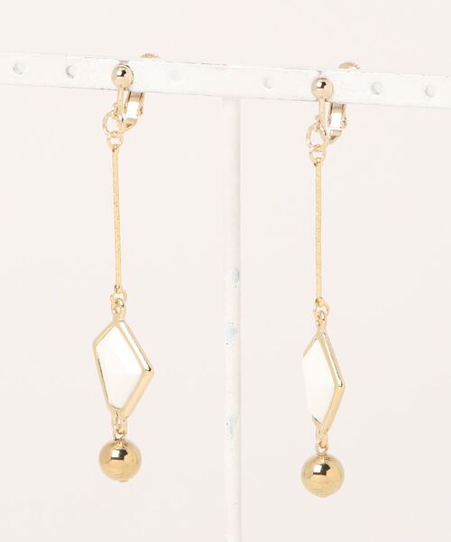 【tschuss(チュース)】ゆれるメタリックパール イヤリング（イヤリング）｜tone（トーン）のファッション通販 - ZOZOTOWN