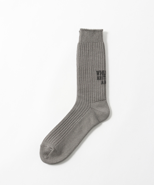 Whimsy（ウィムジー）の「【Whimsy / ウィムジー】WAFFLE SOCKS（ソックス/靴下）」 - WEAR