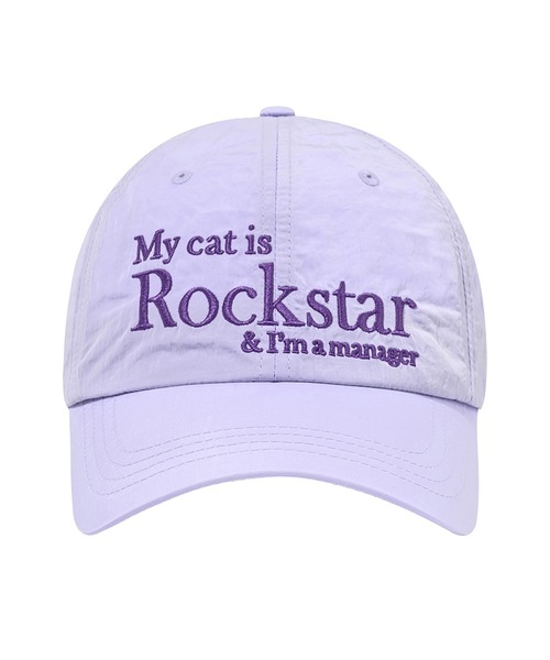 JOEGUSH（ジョーガッシュ）の「My cat is Rockstar Baseball cap（キャップ）」 - WEAR