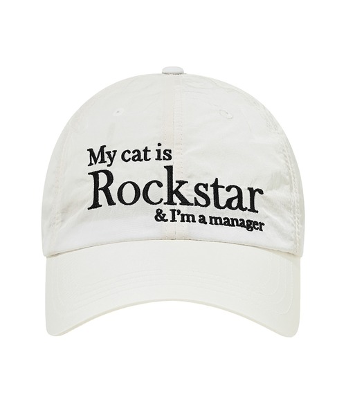 JOEGUSH（ジョーガッシュ）の「My cat is Rockstar Baseball cap（キャップ）」 - WEAR