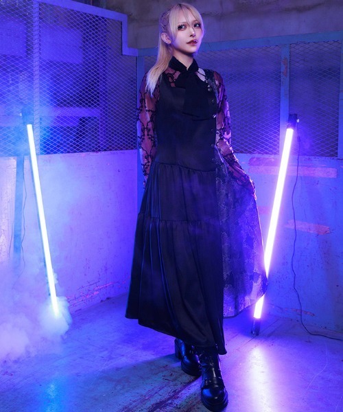 NIBBLE POISON（ニブルポイズン）の「レオパードツギハギワンピース（ワンピース）」 - WEAR