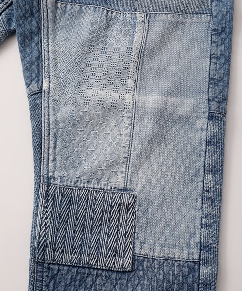 FDMTL（ファンダメンタル）の「FDMTL ファンダメンタル / BORO PATCHWORK PANTS 3YR WASH ボロパッチワークパンツ3YRウォッシュ / FA21/PN13U ...