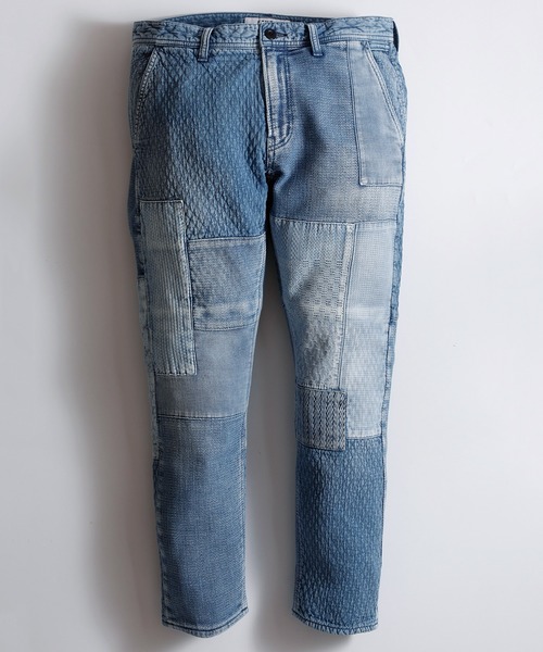 FDMTL（ファンダメンタル）の「FDMTL ファンダメンタル / BORO PATCHWORK PANTS 3YR WASH ボロパッチワークパンツ3YRウォッシュ / FA21/PN13U ...