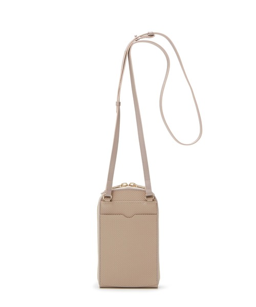 TOPKAPI（トプカピ）の「クロス 型押し パイピング ミニバッグ RAY