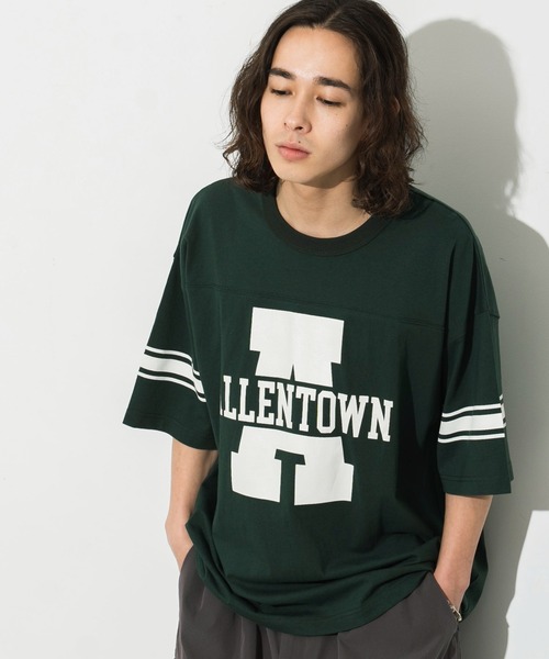 WEGO（ウィゴー）の「WEGO/フットボールBIG T（Tシャツ/カットソー）」 - WEAR