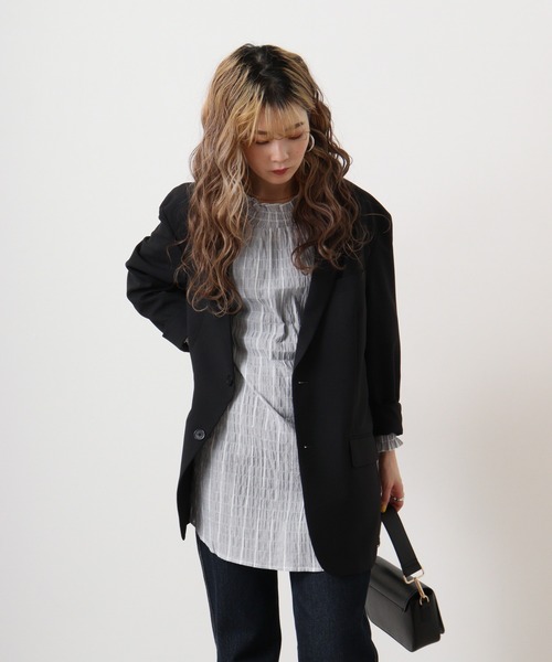 Quelle Chance（ケルシャンス）の「Quelle chance 綿ワッシャーシャーリングエリチュニック（チュニック）」 - WEAR