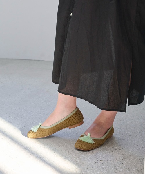 ing（イング）の「【サステナブル】2WAYスクエアトゥニットパンプス（パンプス）」 - WEAR