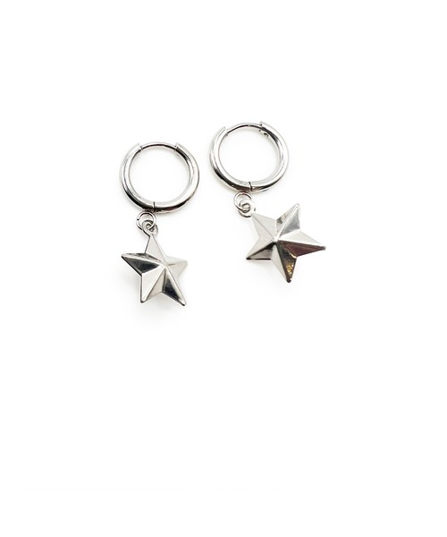 KISHOKACHI 希少価値 スターデザインクリッカーステンレスピアス（ピアス（両耳用））｜Import & Select（インポートアンド ...