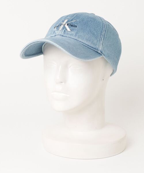 Calvin Klein（カルバンクライン）MONOLOGO EMBRO DENIM BB CAP（キャップ）｜Calvin Klein ...