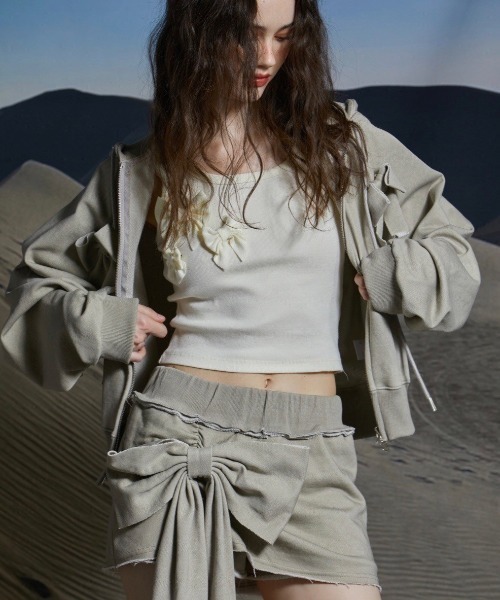 GATELESS（ゲートレス）の「【GATELESS】RIBBON POP TANK TOP（タンクトップ）」 - WEAR