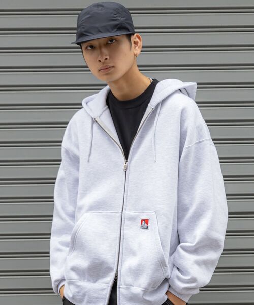 BEN DAVIS（ベンデイビス）の「【BEN DAVIS(ベンデイビス)】HEAVY SWEAT ZIP HOODIE / ワンポイント ...