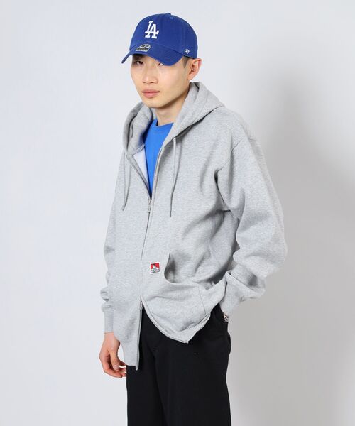 BEN DAVIS（ベンデイビス）の「【BEN DAVIS(ベンデイビス)】HEAVY SWEAT ZIP HOODIE / ワンポイント ...