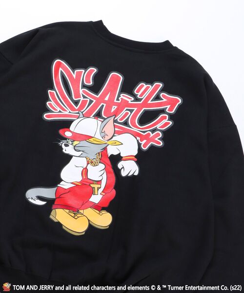 TOM&JERRY（トムアンドジェリー）の「【SEQUENZ】TOM and JERRY GRAFFITI CREW NECK SWEAT / ≪NAVAL限定≫ トムとジェリー バック ...